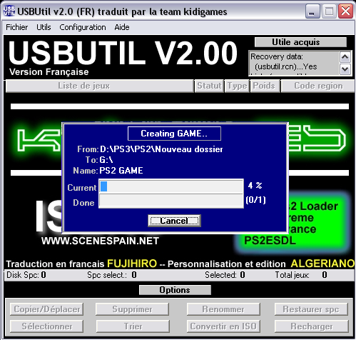 تحميل البرنامج الشهير Usbutil v2.00 مع الشرح - لوضع ألعاب ps2 الى
