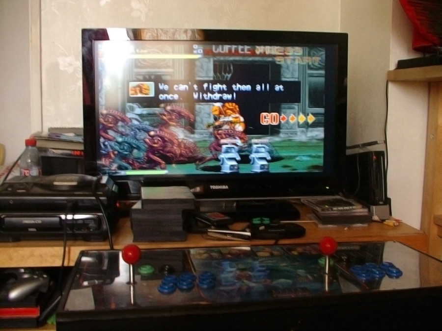 Arcade Mega Panel 2 joueurs.