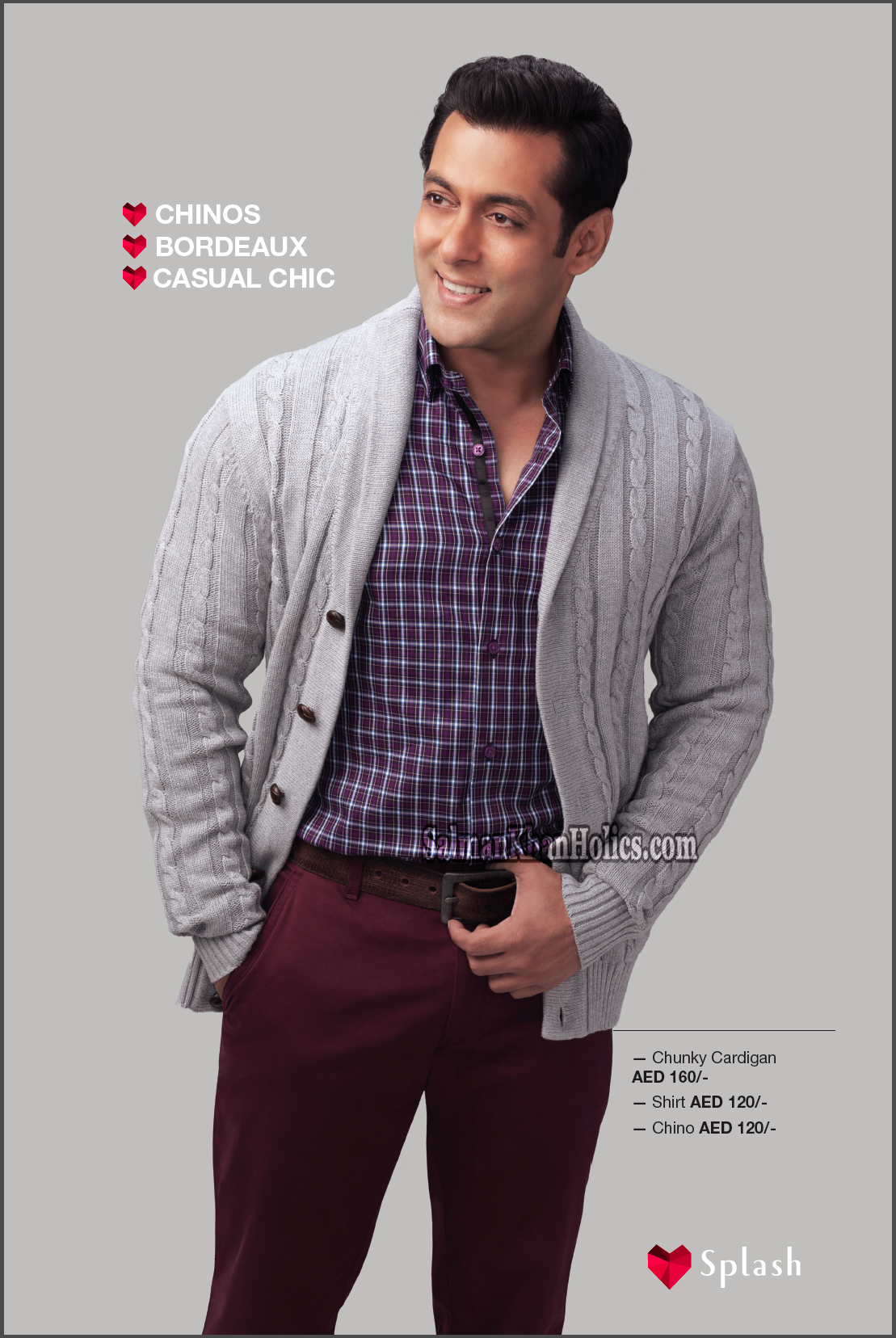 Salman Khan’s photoshoot for Splash Fashions Autumn/Winter 2013 ...