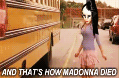 GIFs, Memes... imágenes graciosas sobre Madonna.