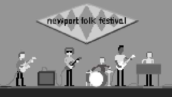 Gifs de bandas de música realizados en 8-Bits