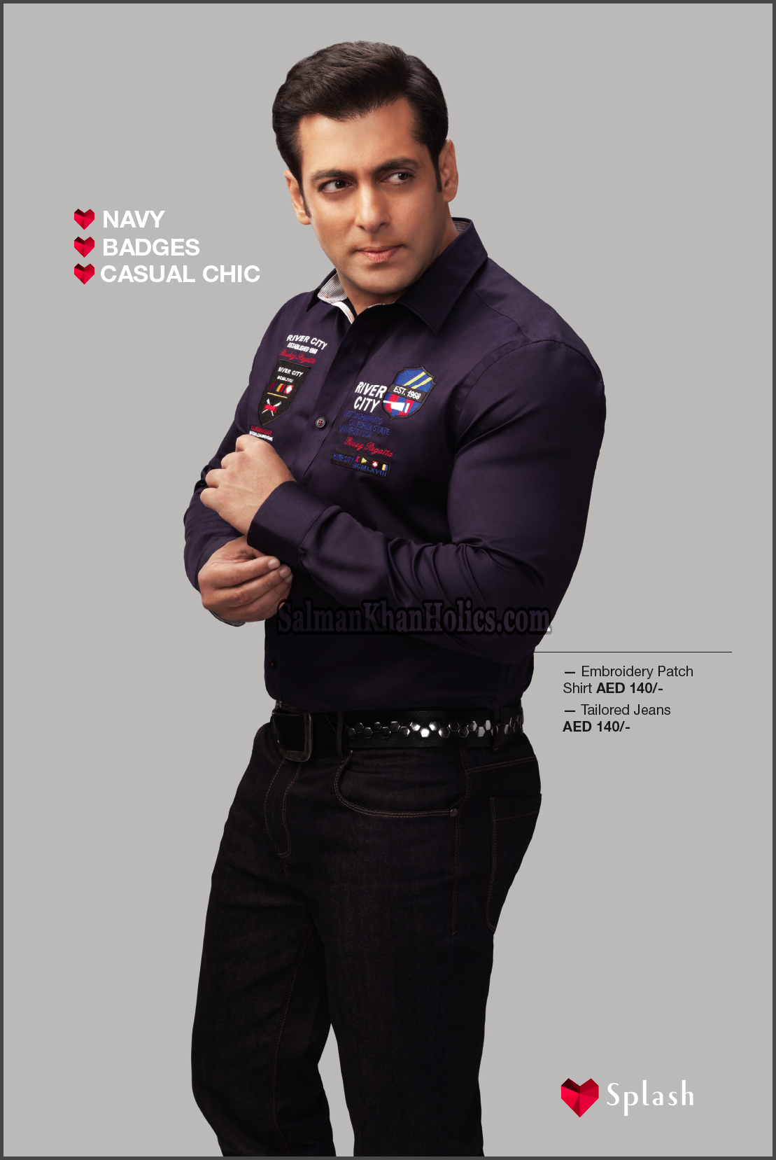 Salman Khan’s photoshoot for Splash Fashions Autumn/Winter 2013 ...
