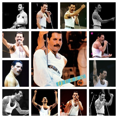 Gifs de Freddie Mercury del Live AID 1985