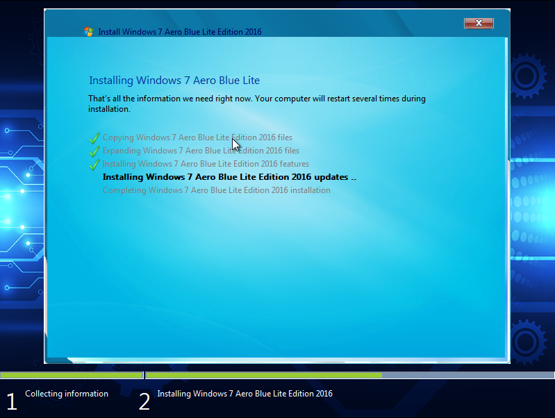 [Win] Windows 7 Aero Blue Lite Edition 2016 v2.0 (x86)-Computer Worm
