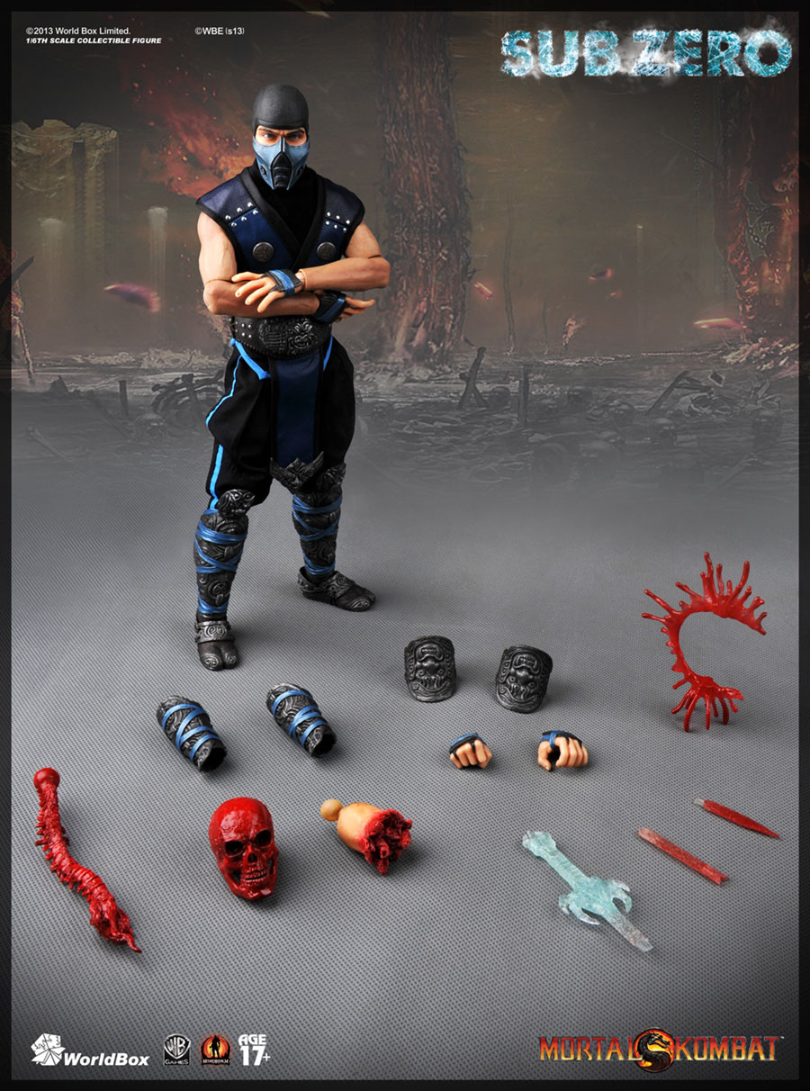WORLD BOX - MORTAL KOMBAT - SUB ZERO