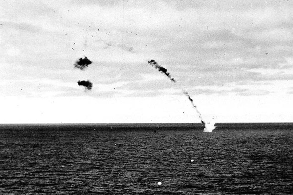 la bataille de Midway. juin 1942