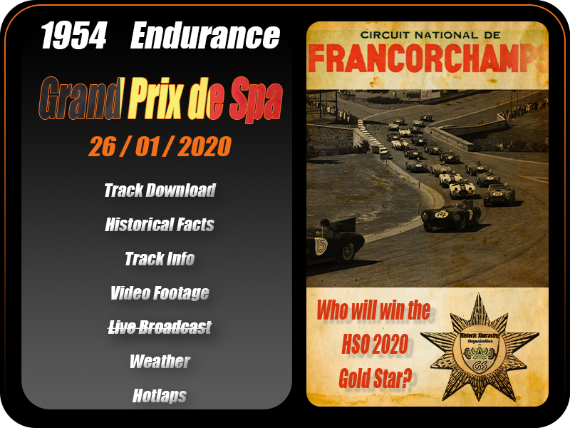 2020 HSO Gold Star - Schedule
