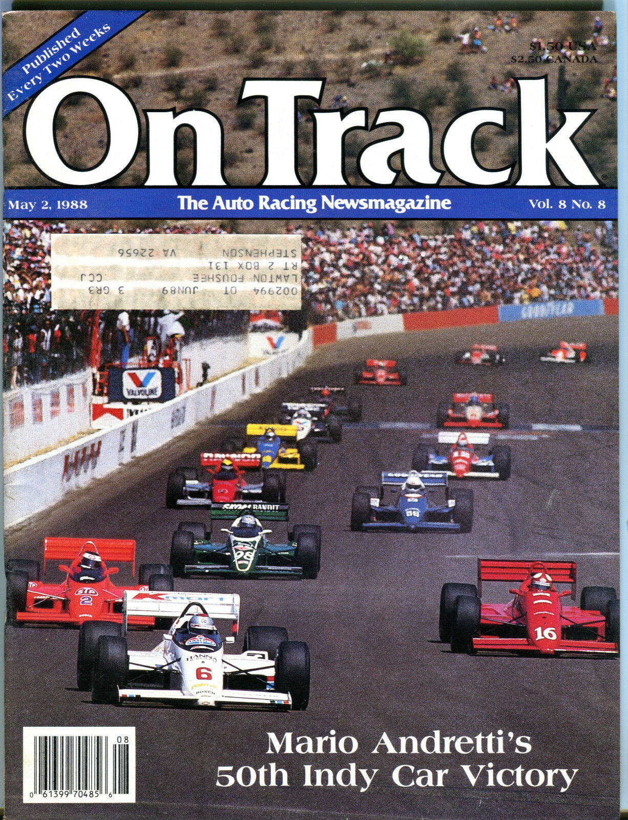 1988 CART PPG Indy Car World Series - History
