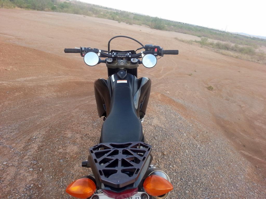 Wr250 Modded Stock Mirrors Using Handguard Brackets