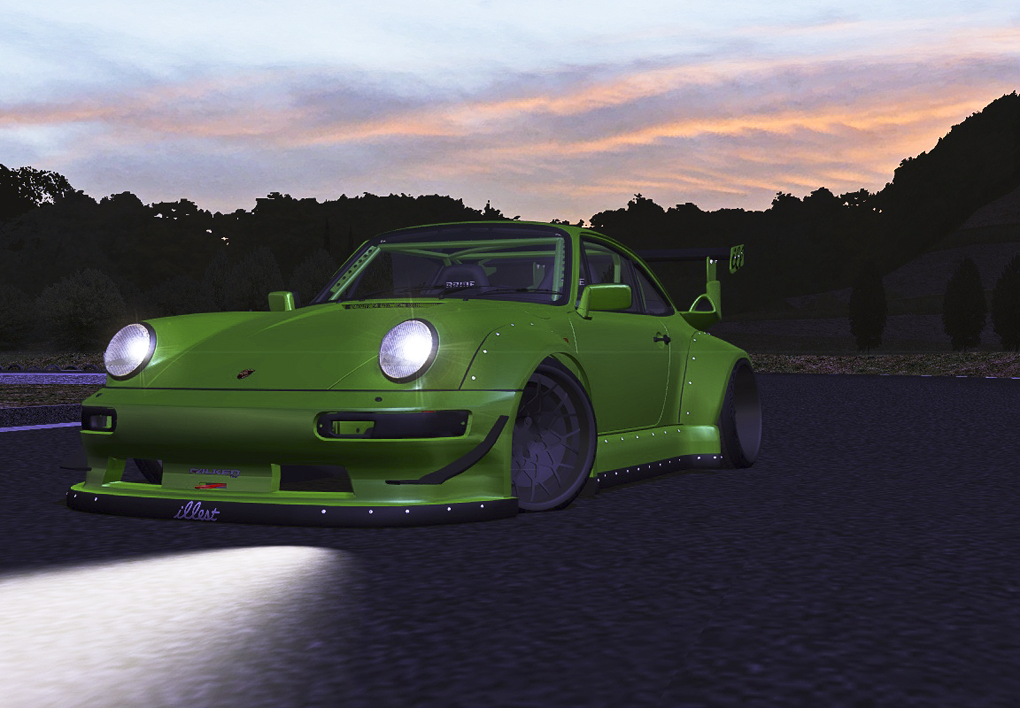 PORSCHE 930 TURBO-RWB & Stock