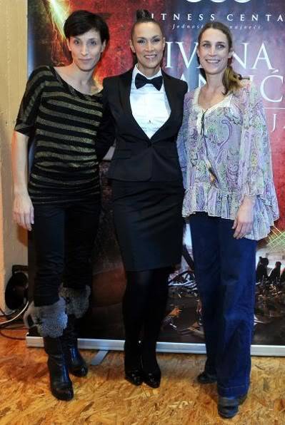Croatia fashion model in bow tie