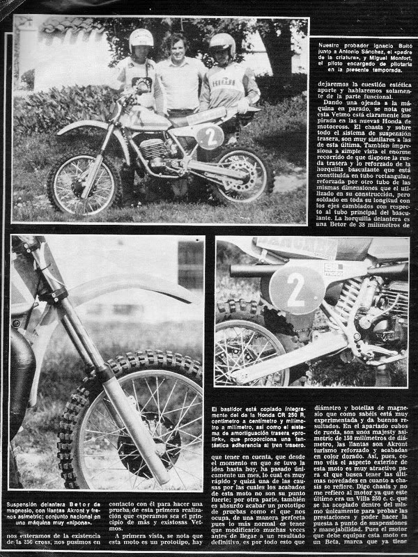 Vetmo 250 - Prueba