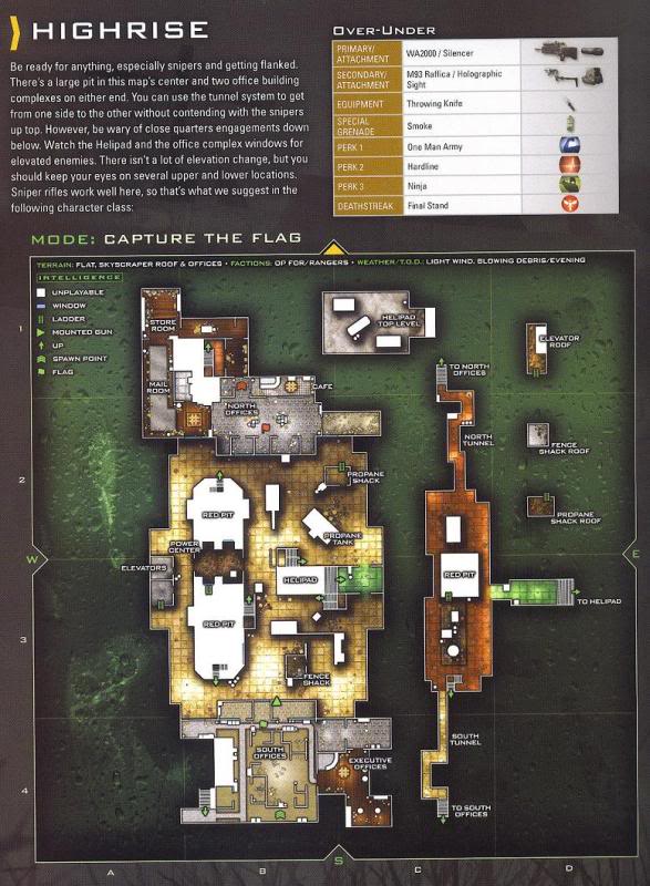 Official MW2 Maps/spawns for each mode...