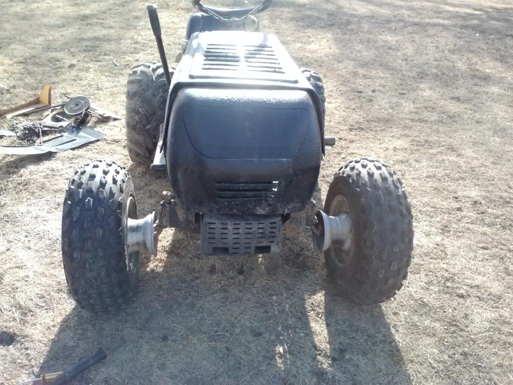 my mud mower almost completed