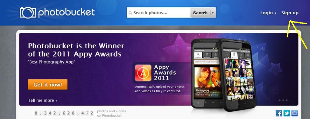 Colgar fotos con Photobucket