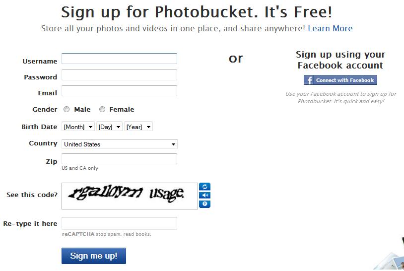 Colgar fotos con Photobucket