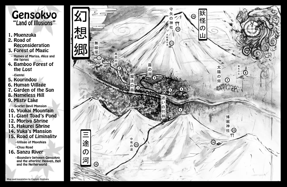 Mapas de Gensokyo