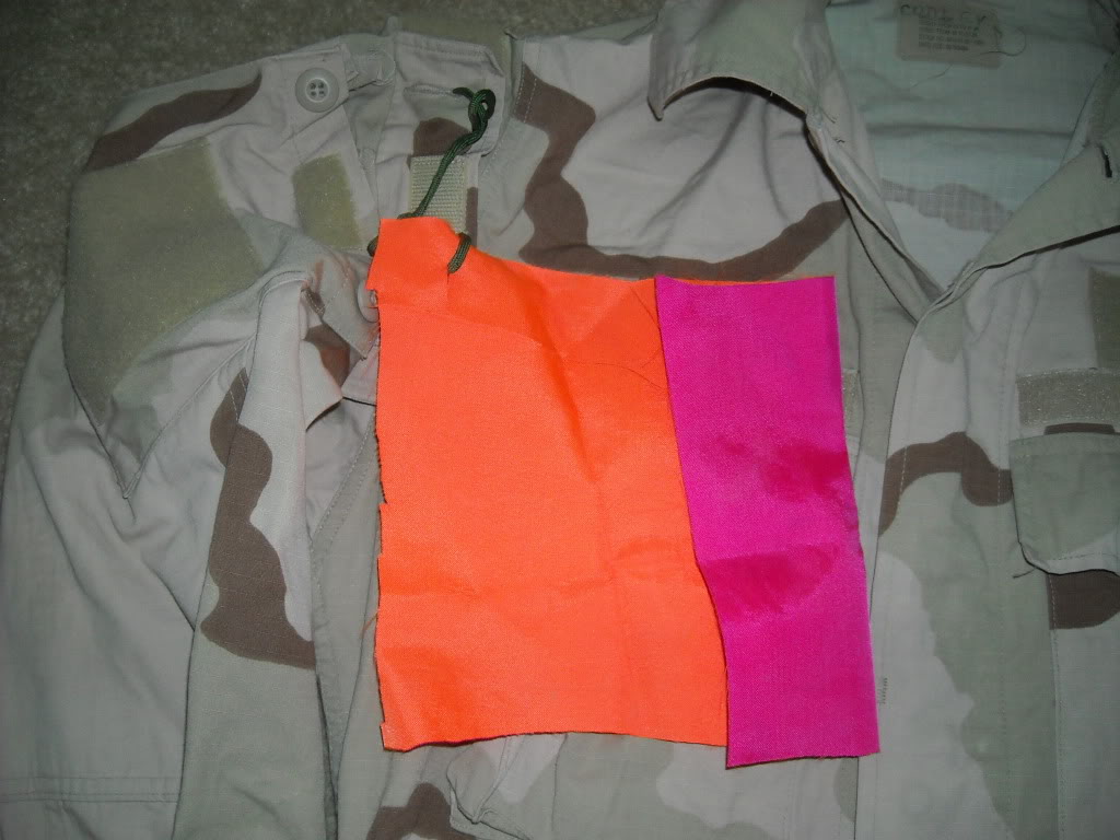 SEAL/EOD Modified Woodland BDU with Orange Identification Panel