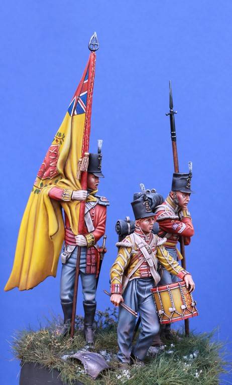 Bataille des quatre bras 1815 - 28th Foot - scénette ; suite et fin ...