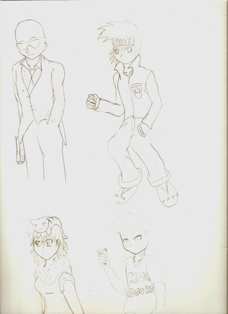 Future Numbuh One 1, Knuckles Datacactus, Mitch PPG (hard to see) And ...