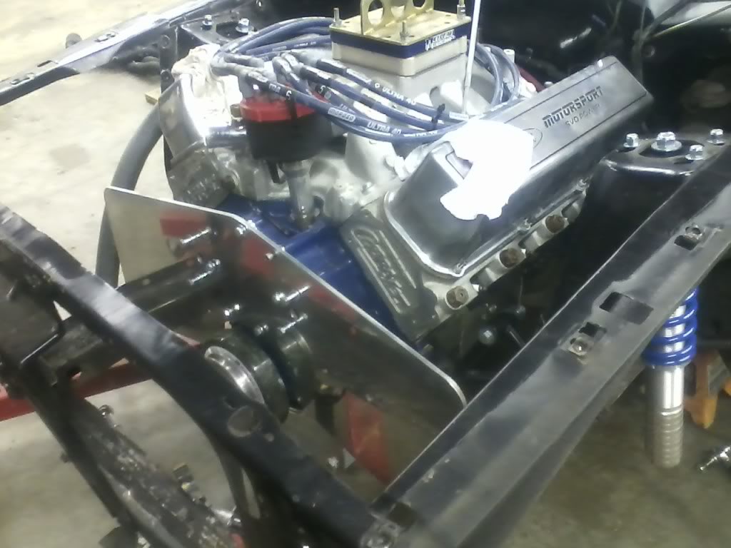 1970 Mustang AJE front suspension conversion.