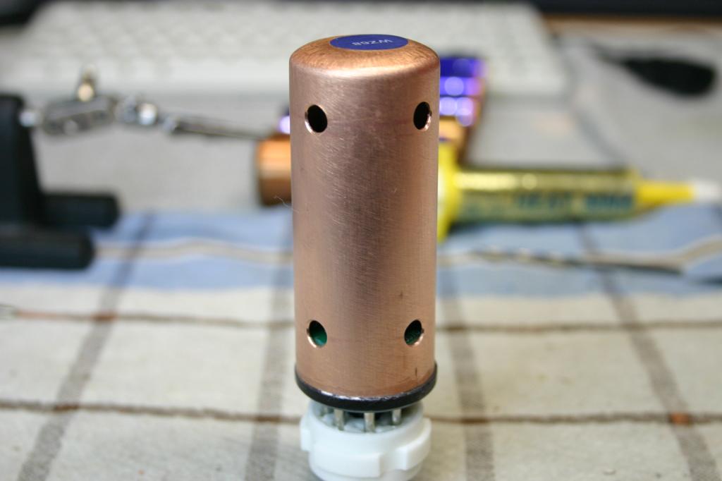 Weber copper cap discoloring?