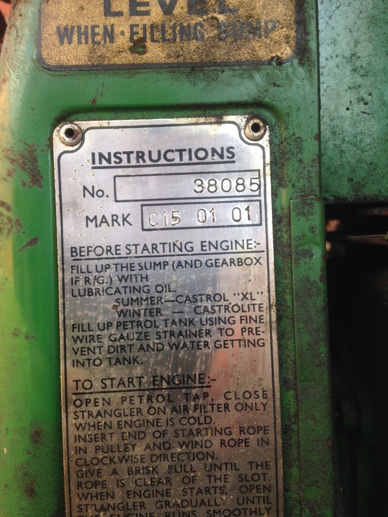 Help With Villiers Engine