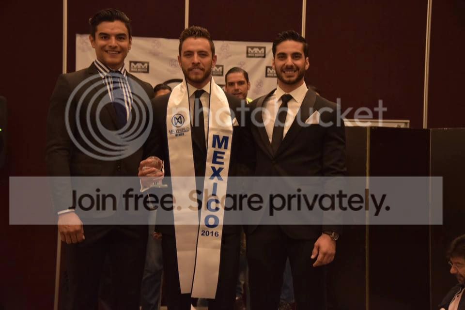 Mister World Mexico 2016 -Winners