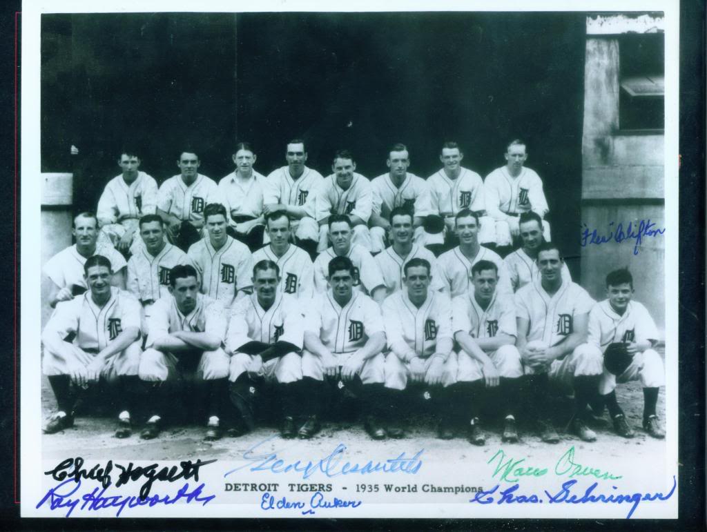 AWESOME 1930'S BASEBALL AUTOGRAPHS!!!!