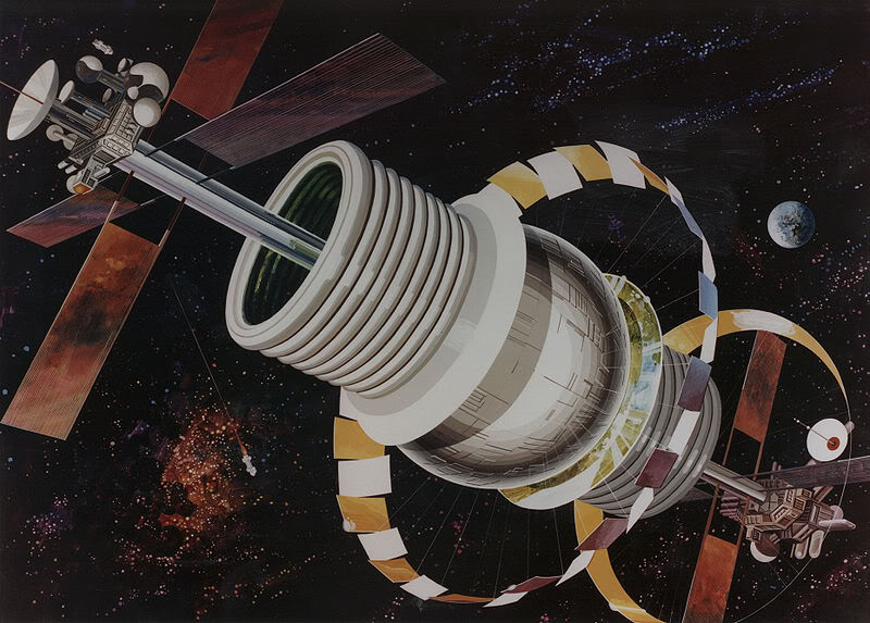 SPACE COLONY USED IN THE GUNDAM UNIVERSE