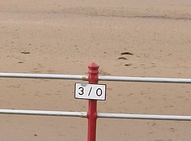 New information signs on Rhyl prom