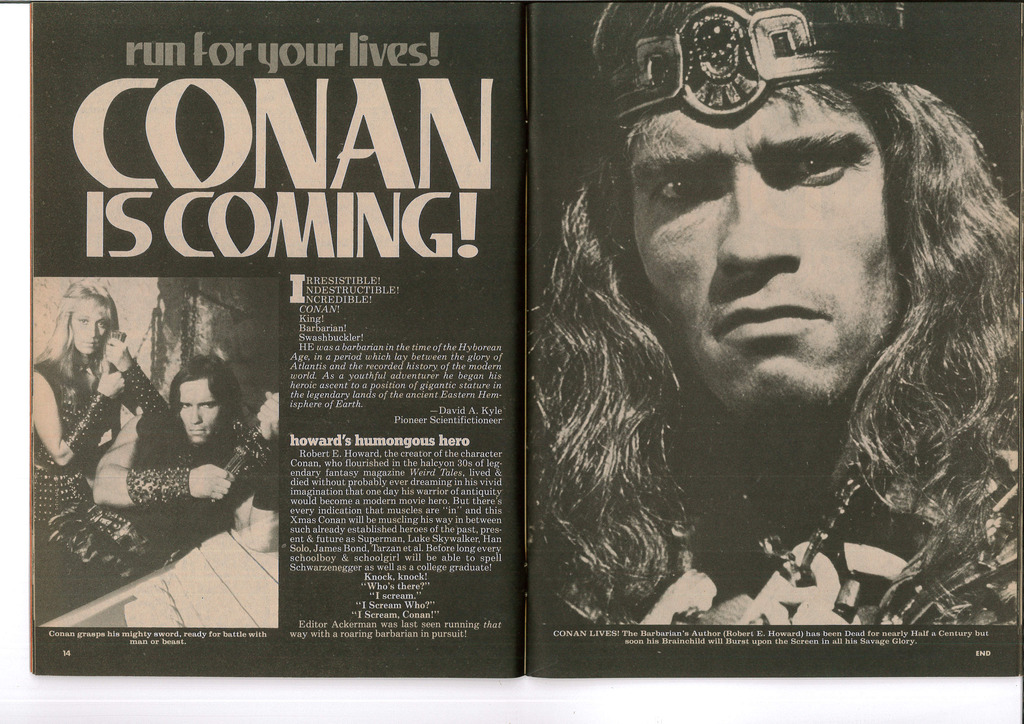 Magazines USA/France Conan the barbarian 1982