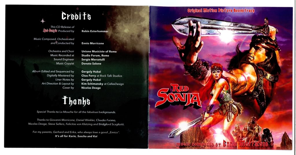 BOF OST RED SONJA + CONAN INTEGRAL 2010