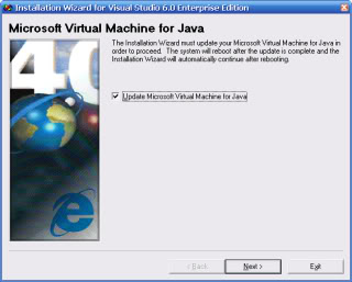 Cài đặt Visual Studio 6.0 không được