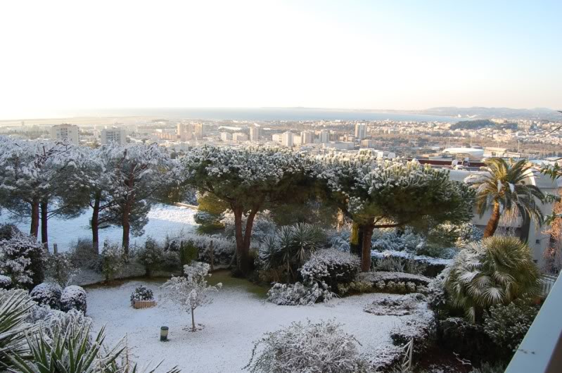 photos de nice sous la neige