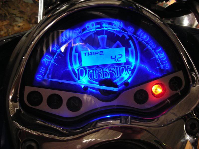 Got the new speedo face plate mounted