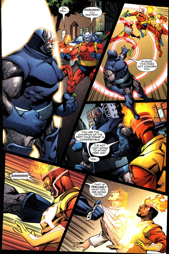 Un tributo a Darkseid, el amo del planeta Apocalipsis.
