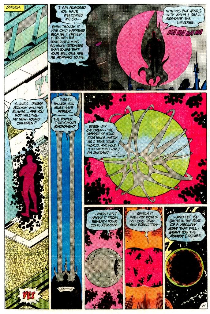 Un tributo a Darkseid, el amo del planeta Apocalipsis.