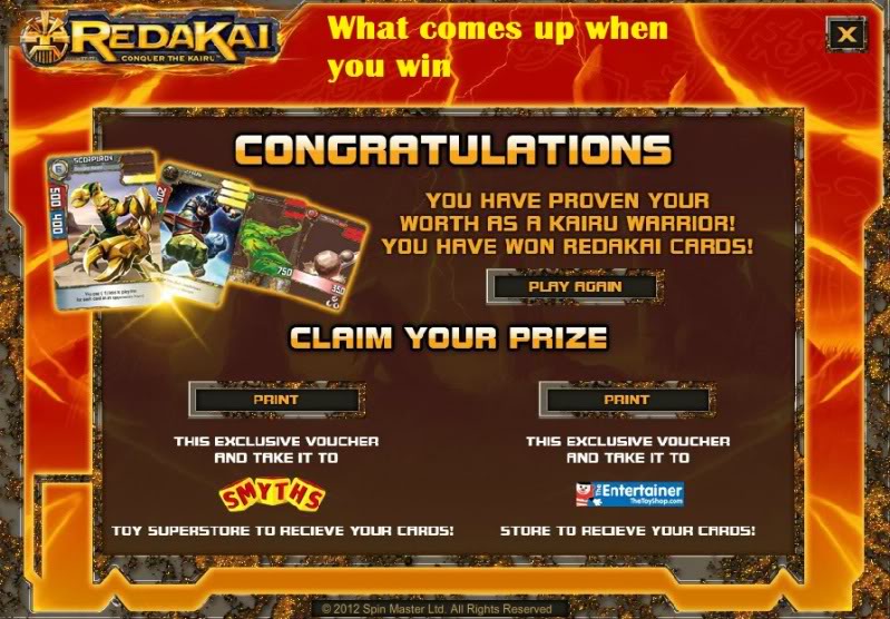 Redakai 'Contest' (UK)