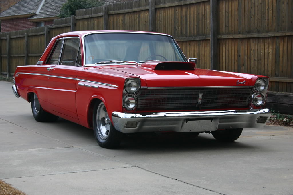 Two hoods for a 65 comet