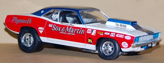 Sox & Martin Plymouth Hemi Cuda Pro Stock