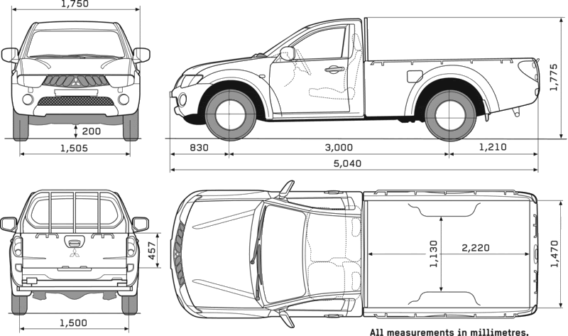 Medidad Interiores de Furgos y 4x4