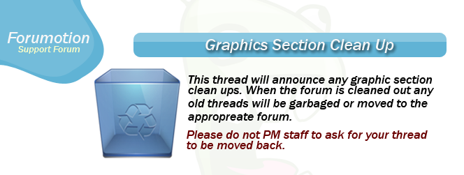 Graphic Design Section Clean Up