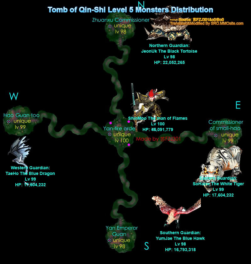 Chin town cave maps. (mobs spots UPDATED)