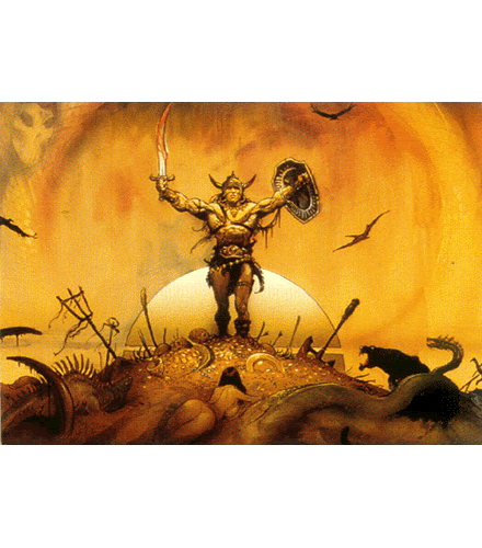 Frank Frazetta art that was inspiration for the movie