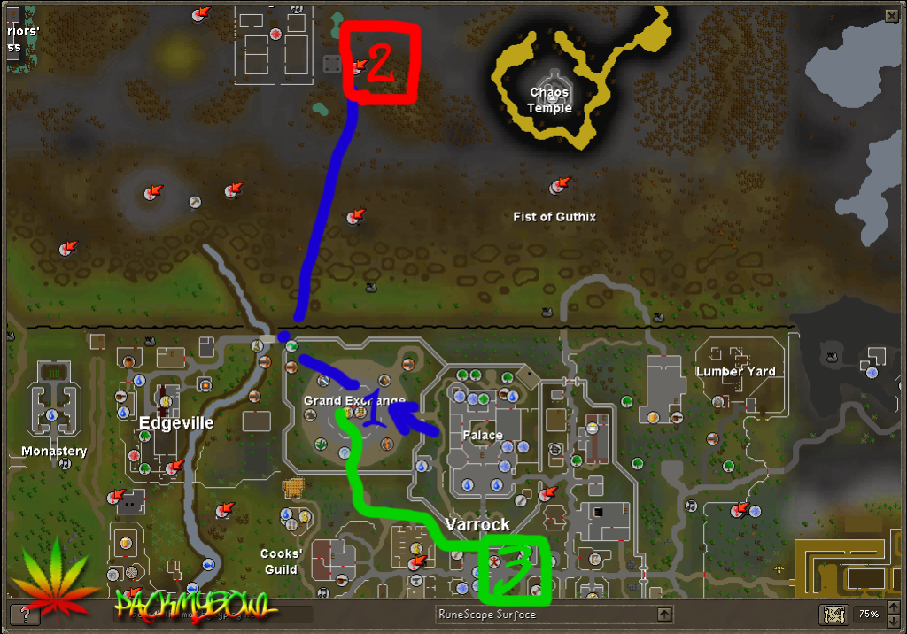 Green Dragon Location Runescape