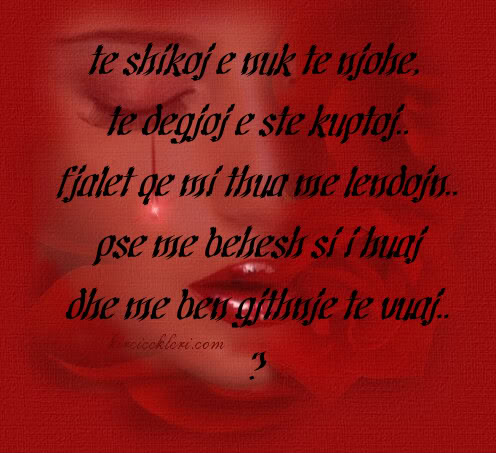 Poezi Dashurie Te Dhimbshme Te Shkurta