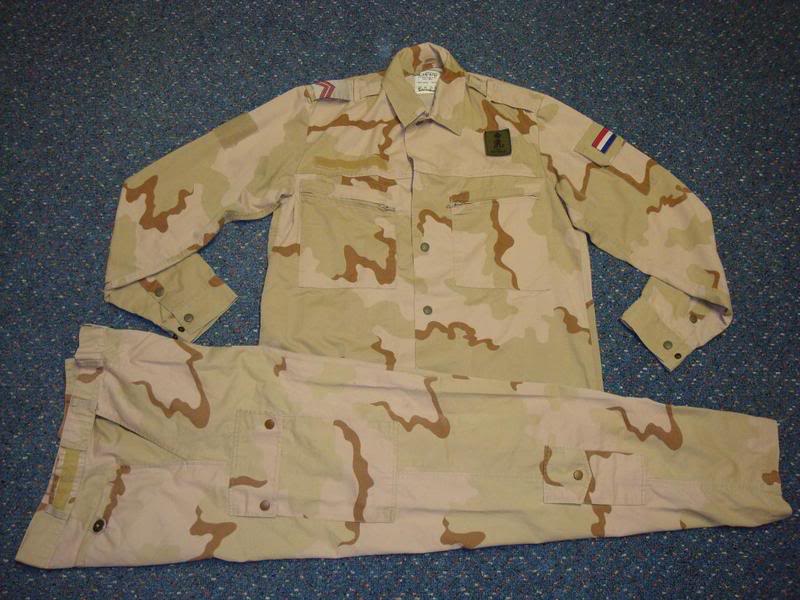 3 COLOUR DESERT CAMOUFLAGE UTILIZED BY COALITION FORCES