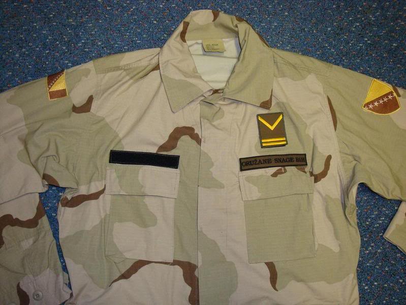 3 COLOUR DESERT CAMOUFLAGE UTILIZED BY COALITION FORCES