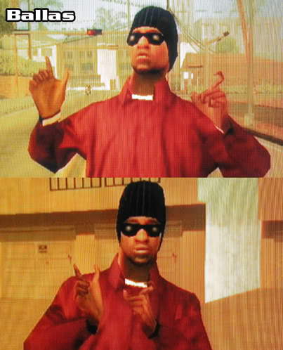 Gang hand signs